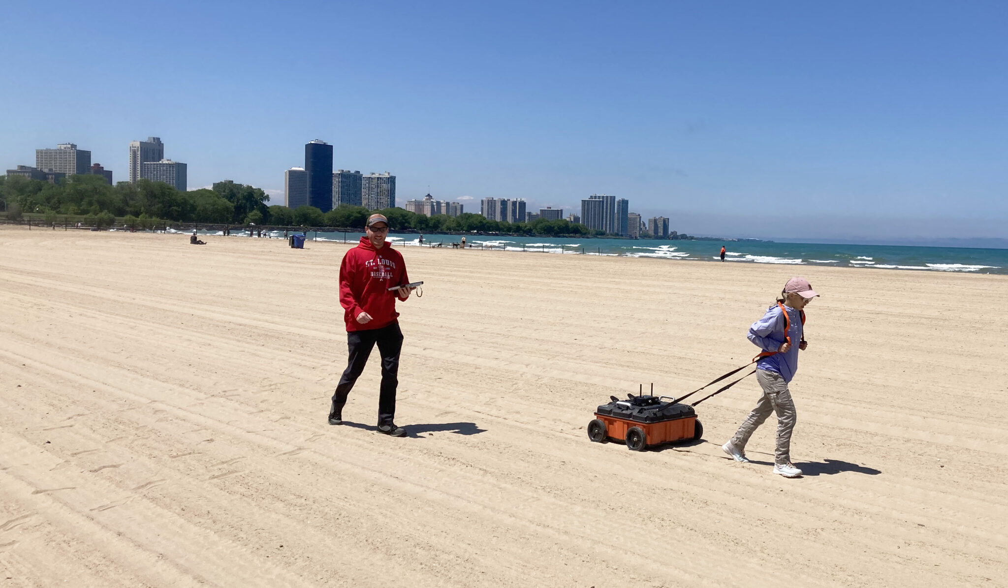 Mapping the sand on Chicago beaches and in nearshore waters provides ...